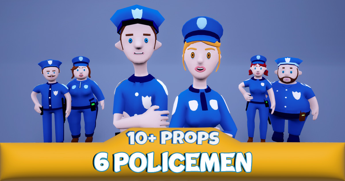 Police Officers with Props v2.0 | Characters | Unity Asset Store