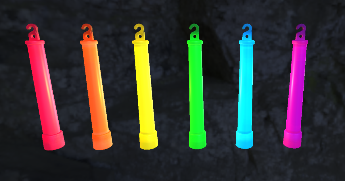 Safety Glow Stick Pack | 3D Props | Unity Asset Store