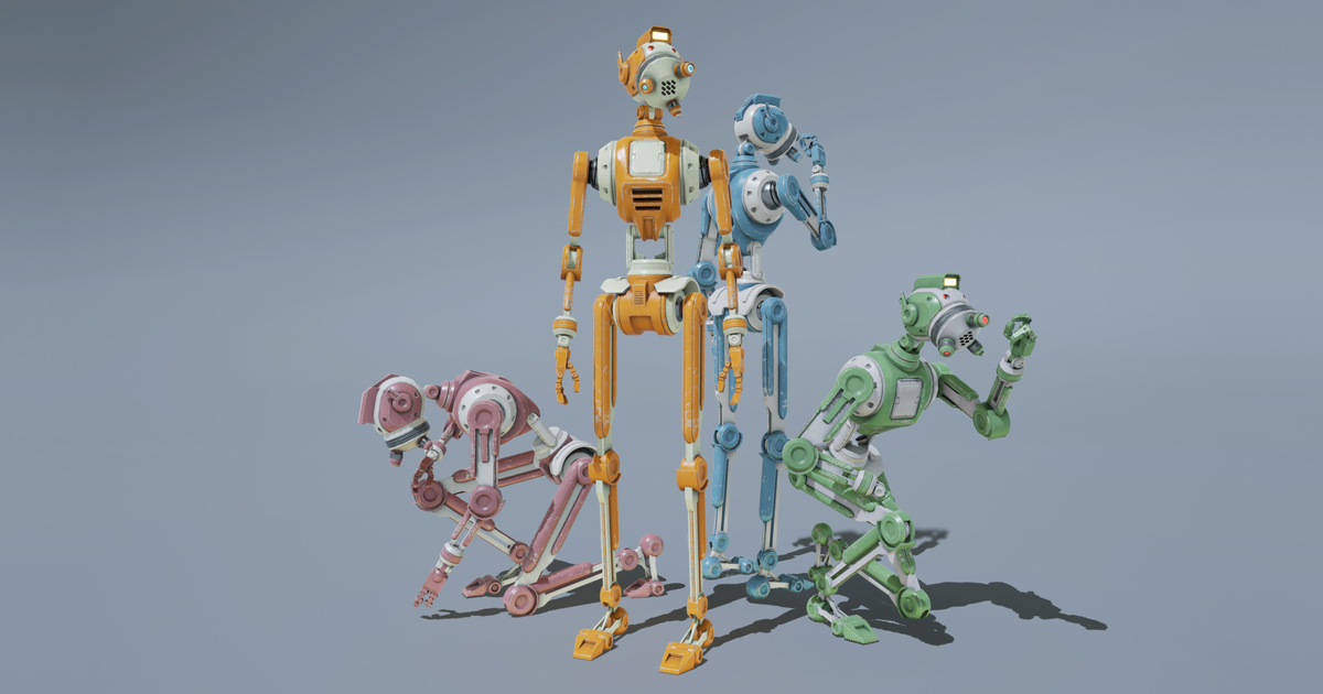 SCI FI: SCIENTIST DROID | 3D Robots | Unity Asset Store