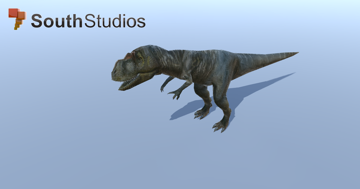 LowPoly Dinosaur A01 Allosaurus | Characters | Unity Asset Store