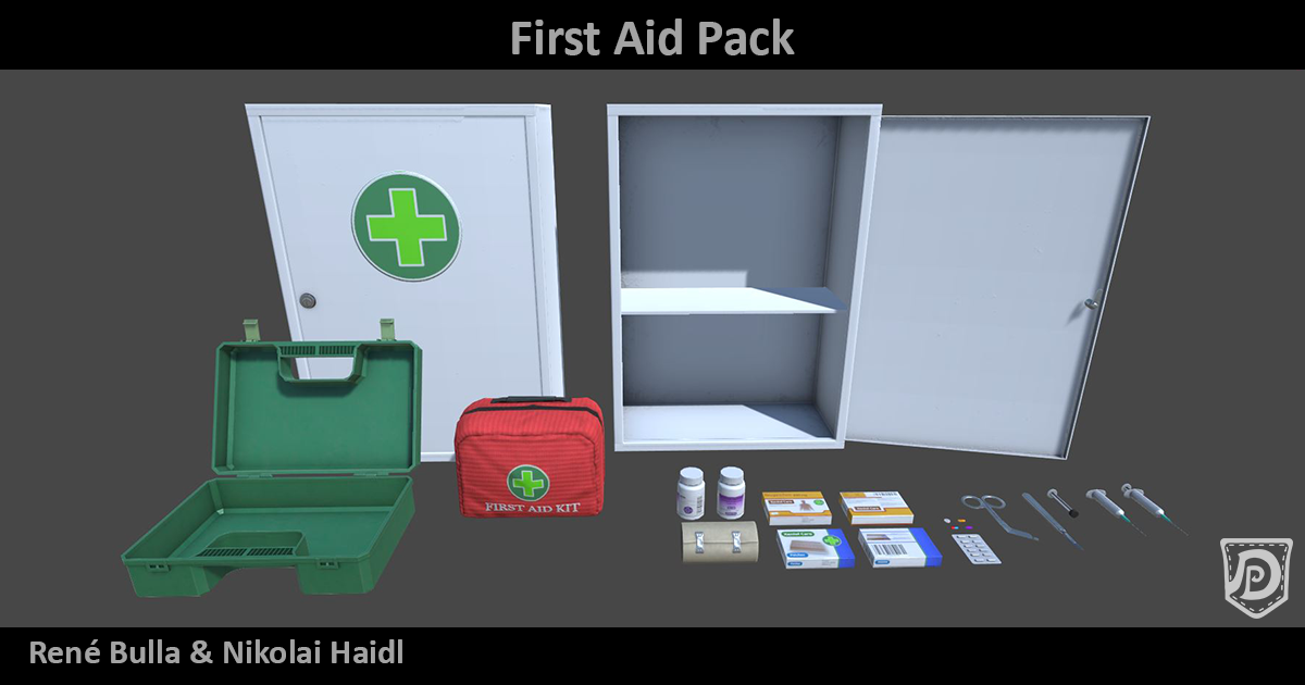First Aid Pack | 3D Props | Unity Asset Store