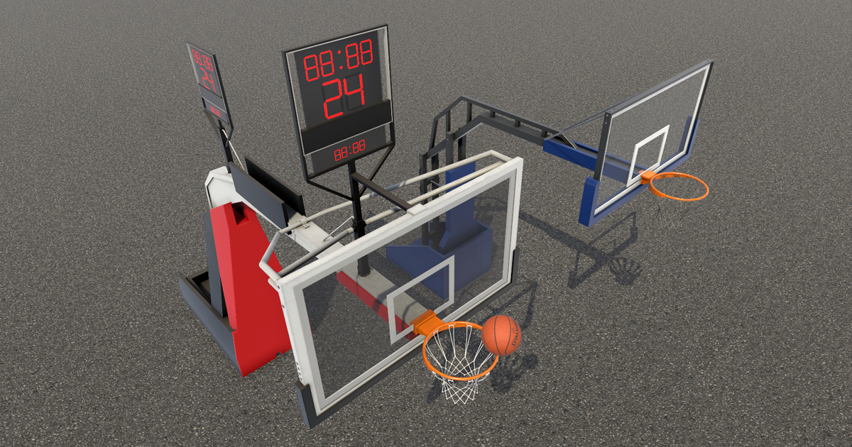 Basketball Props | 3D 외부소품 | Unity Asset Store