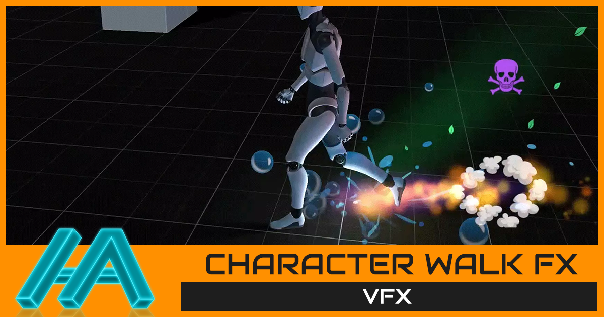 Character Walk Effects V2 | VFX | Unity Asset Store
