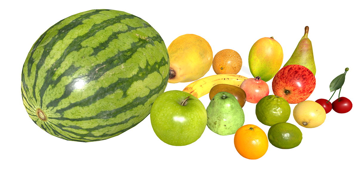 HQ Fruits | 3D Food | Unity Asset Store