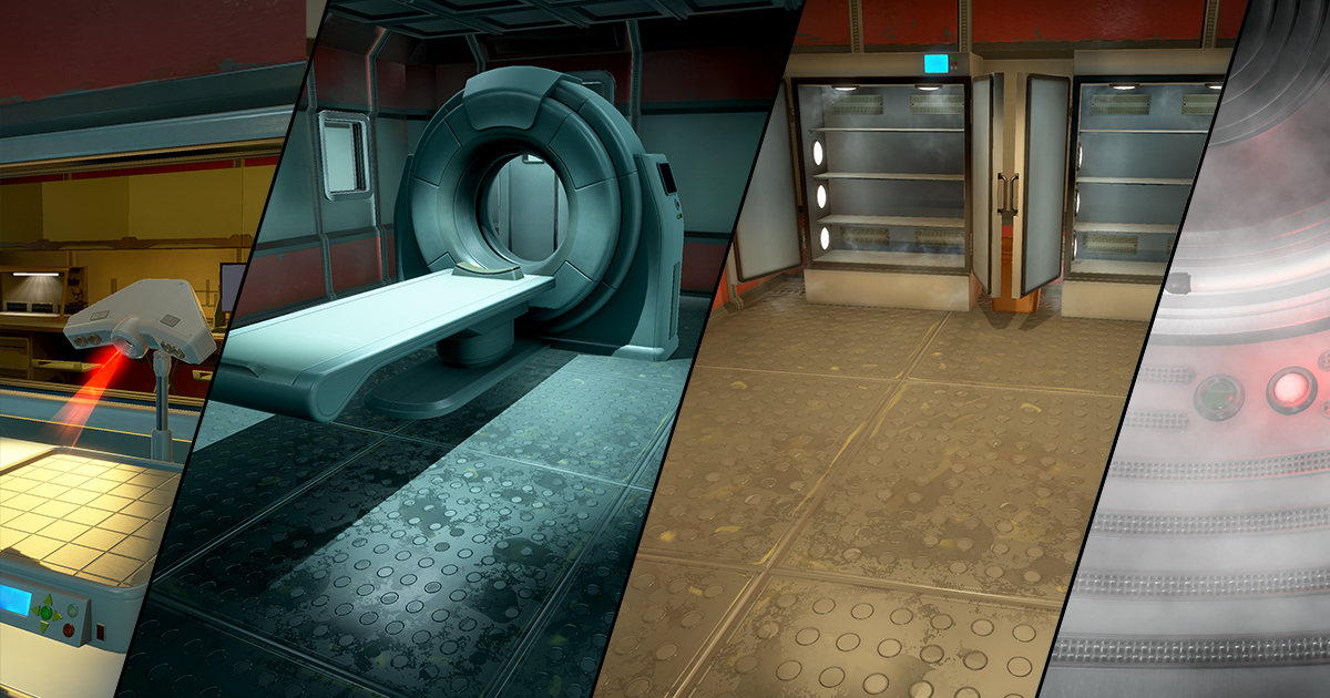 Modern Sci-Fi Modular Laboratory PBR & URP | 3D Sci-Fi | Unity Asset Store