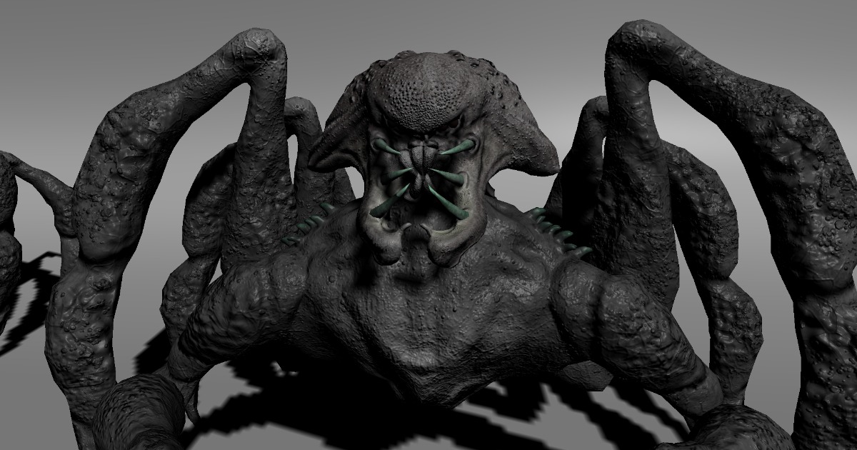 Spider mutant by BD | 3D Characters | Unity Asset Store