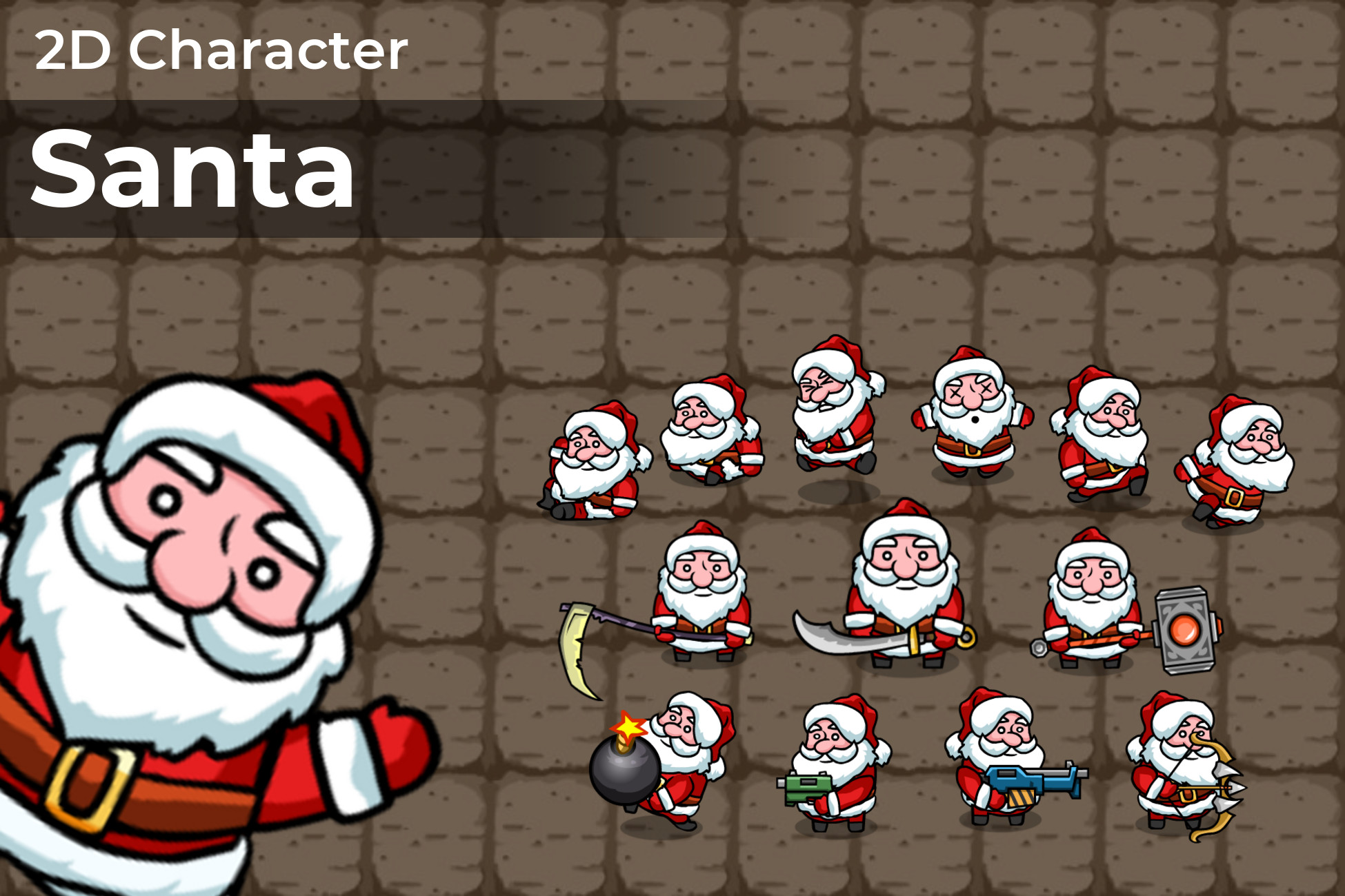 2D Character - Santa | 2D 캐릭터 | Unity Asset Store