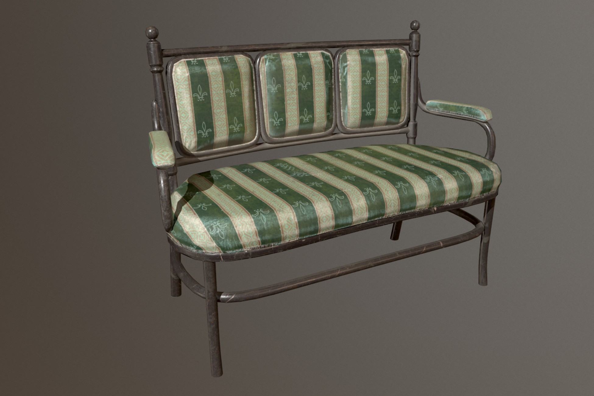 Vintage couch | 3D Furniture | Unity Asset Store