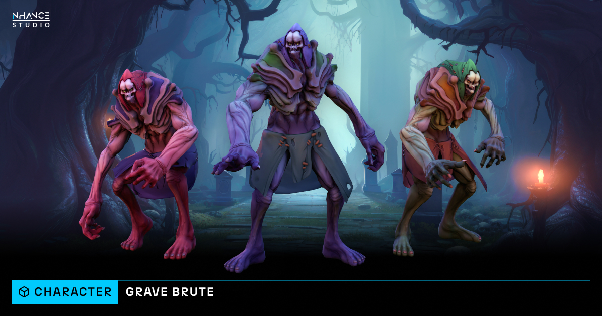 Stylized Grave Brute | Characters | Unity Asset Store