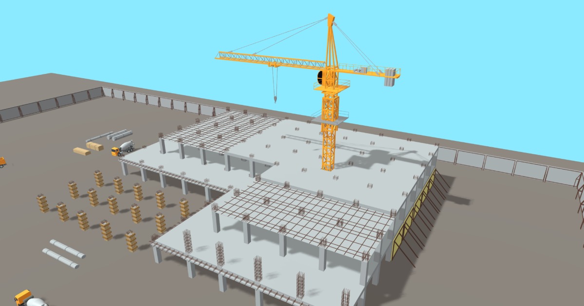 Simpoly Construction Site | 3D Industrial | Unity Asset Store