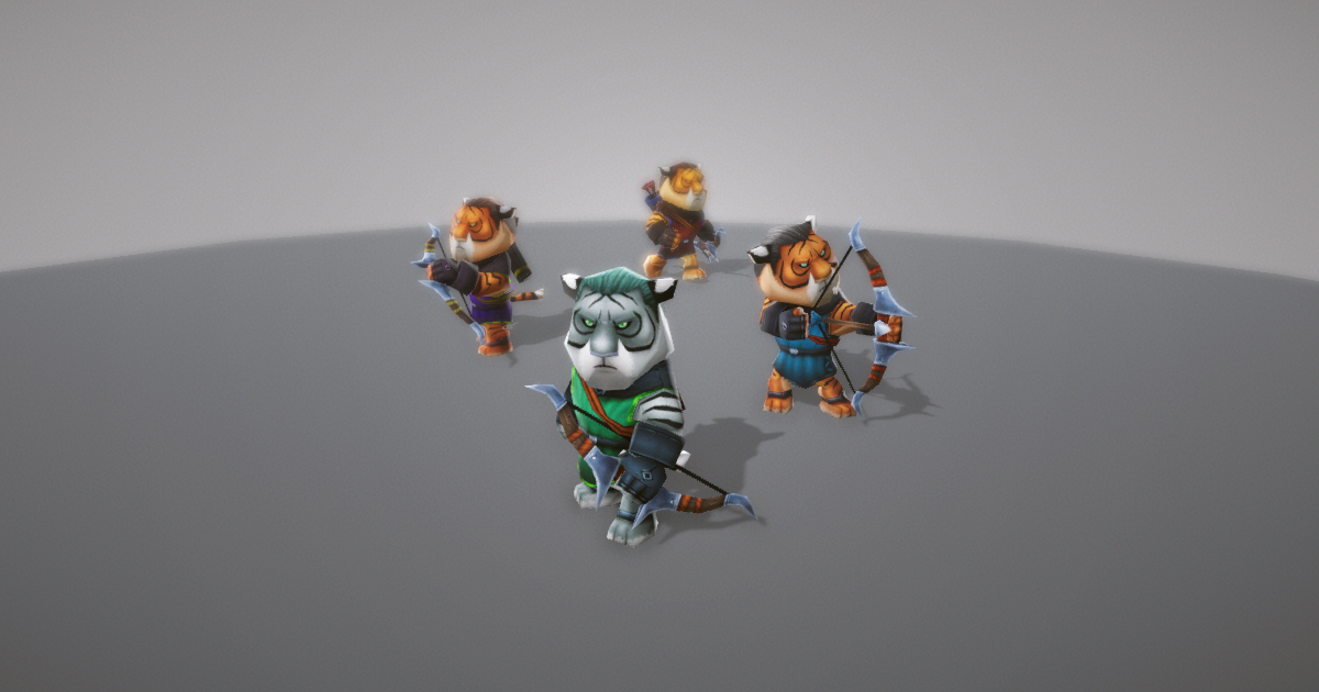 Tiger Archer | 캐릭터 | Unity Asset Store