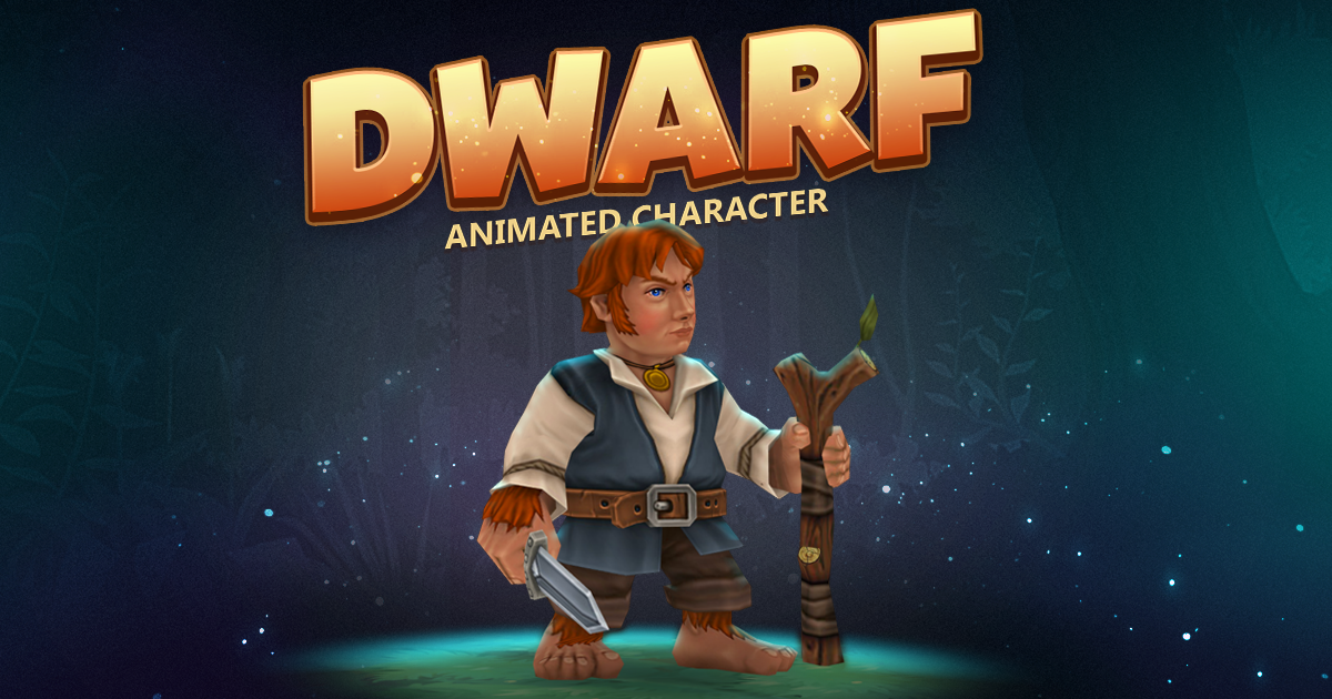 Dwarf animated character | 3D Characters | Unity Asset Store
