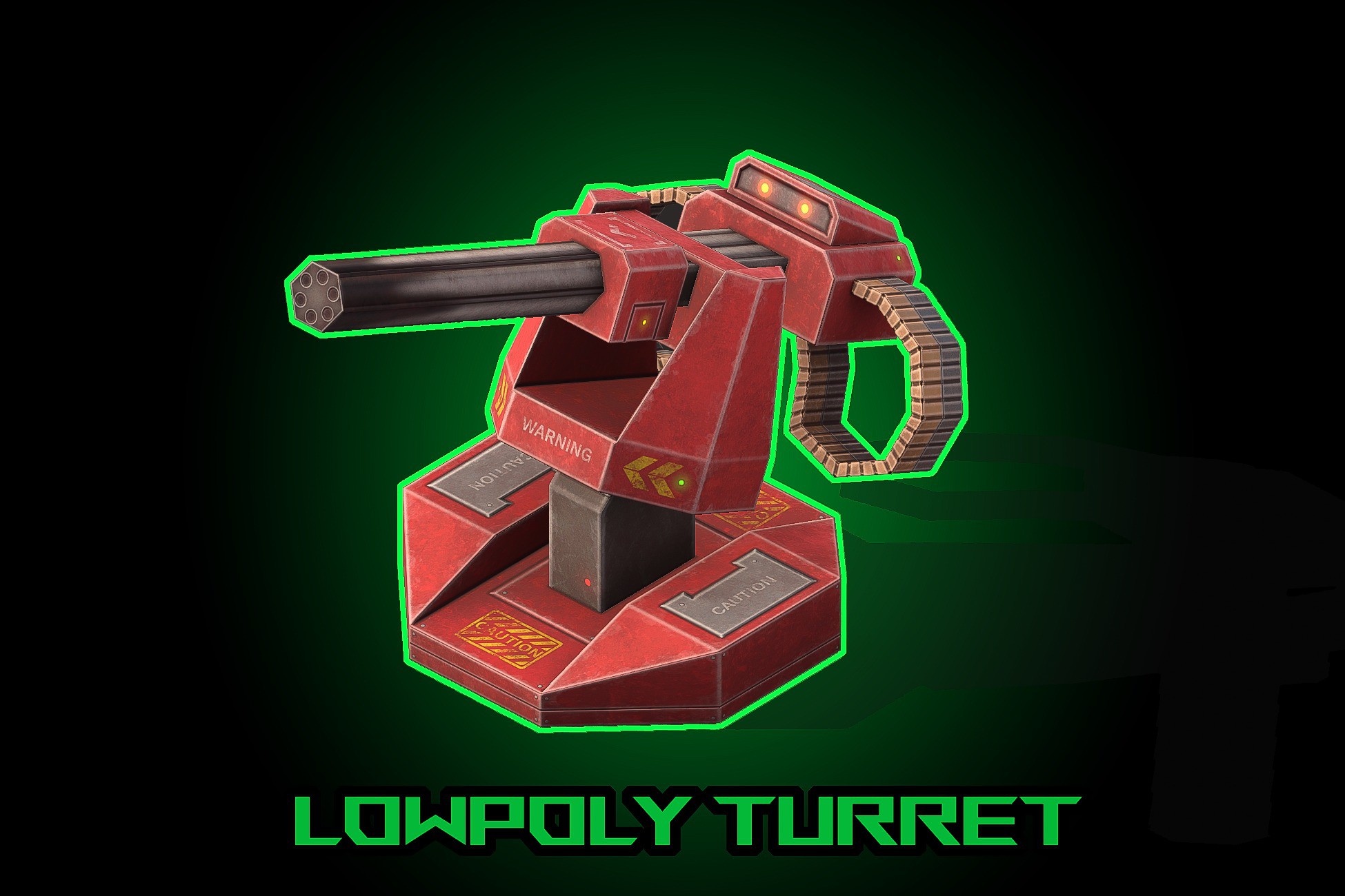 Free Machine Turret | 3D 무기 | Unity Asset Store