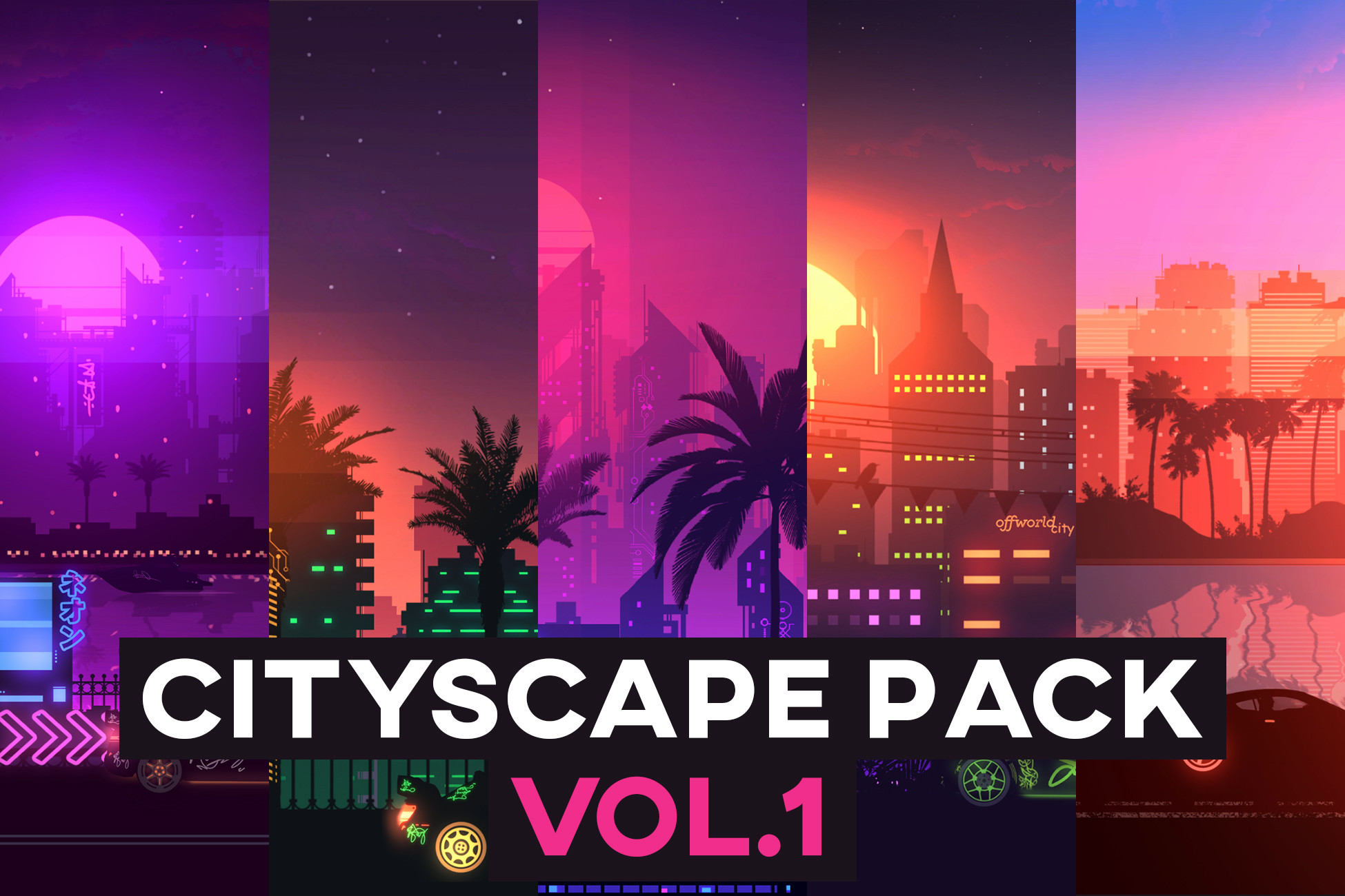 Cityscape Pack Vol.1 | 2D Environments | Unity Asset Store