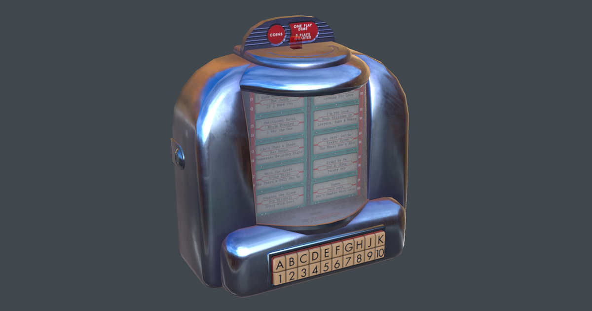 Jukebox Tabletop | 3D Electronics | Unity Asset Store
