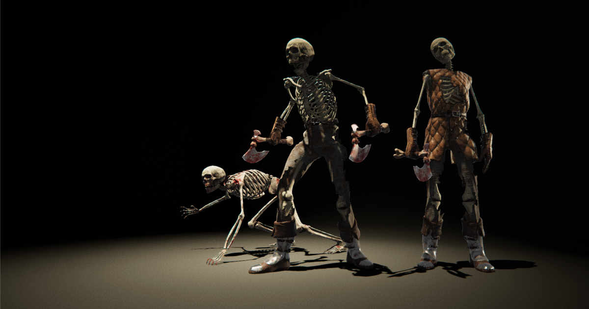 Skeleton Warrior | 3D Humanoids | Unity Asset Store