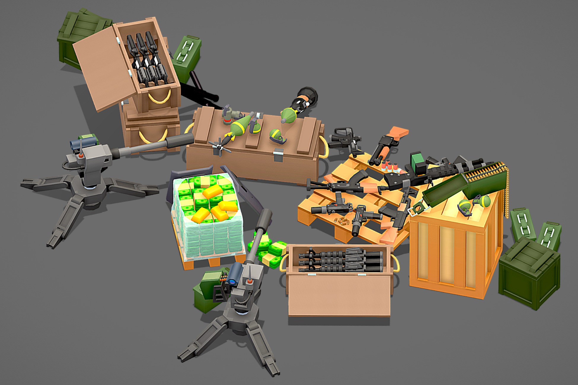 3d-Weapons-Games-Mobile-Package | 3D Weapons | Unity Asset Store