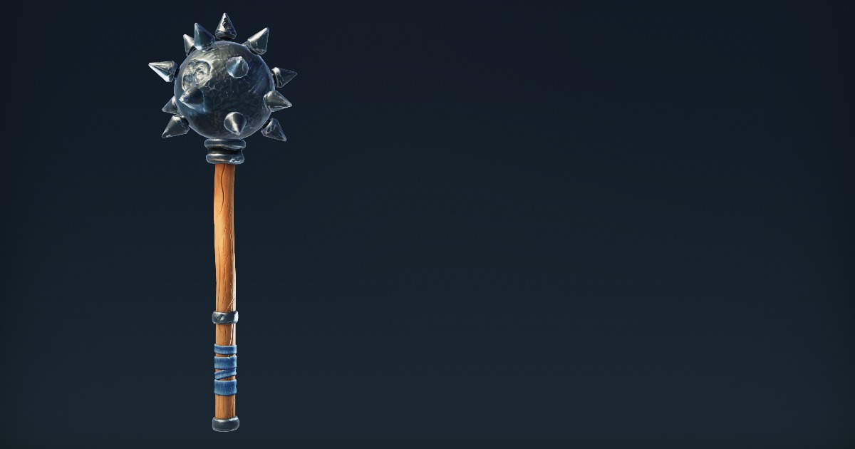 Stylized_Medieval: Barbarian Mace | 3D 무기 | Unity Asset Store