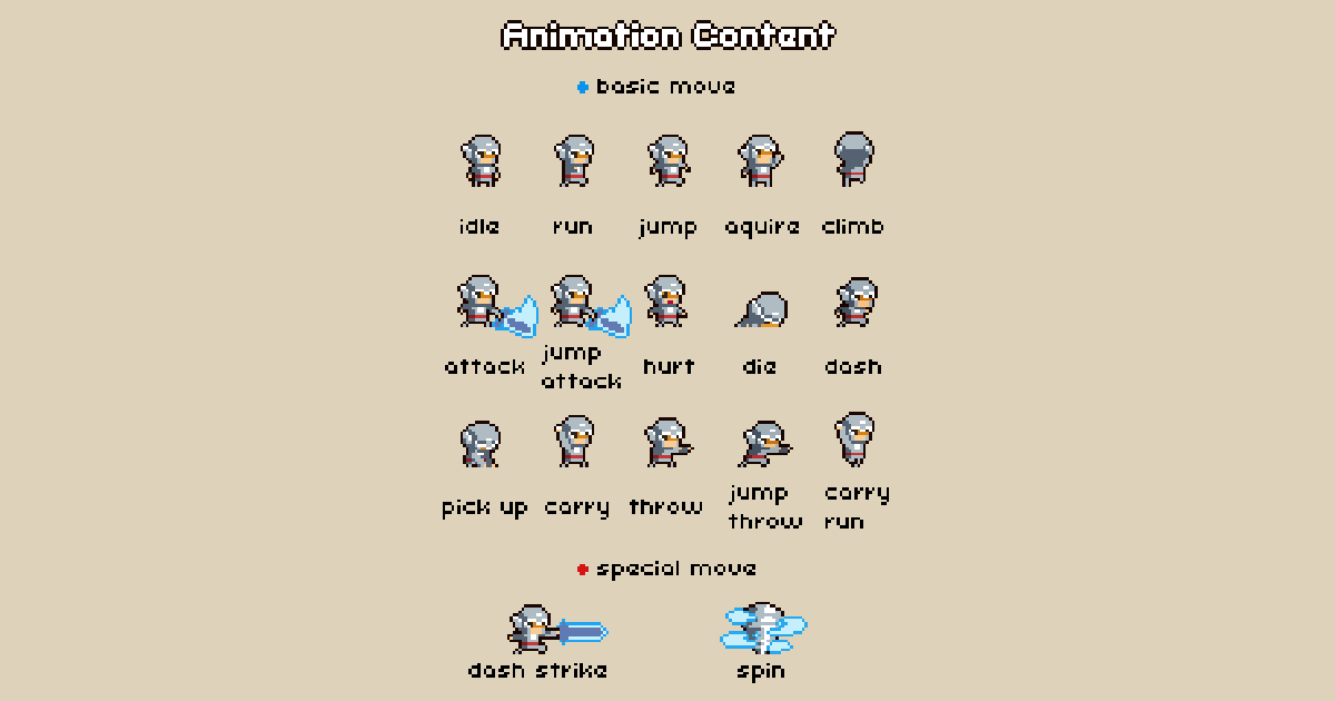 2D Pixel Big Sword Hero 1 | 2D Characters | Unity Asset Store