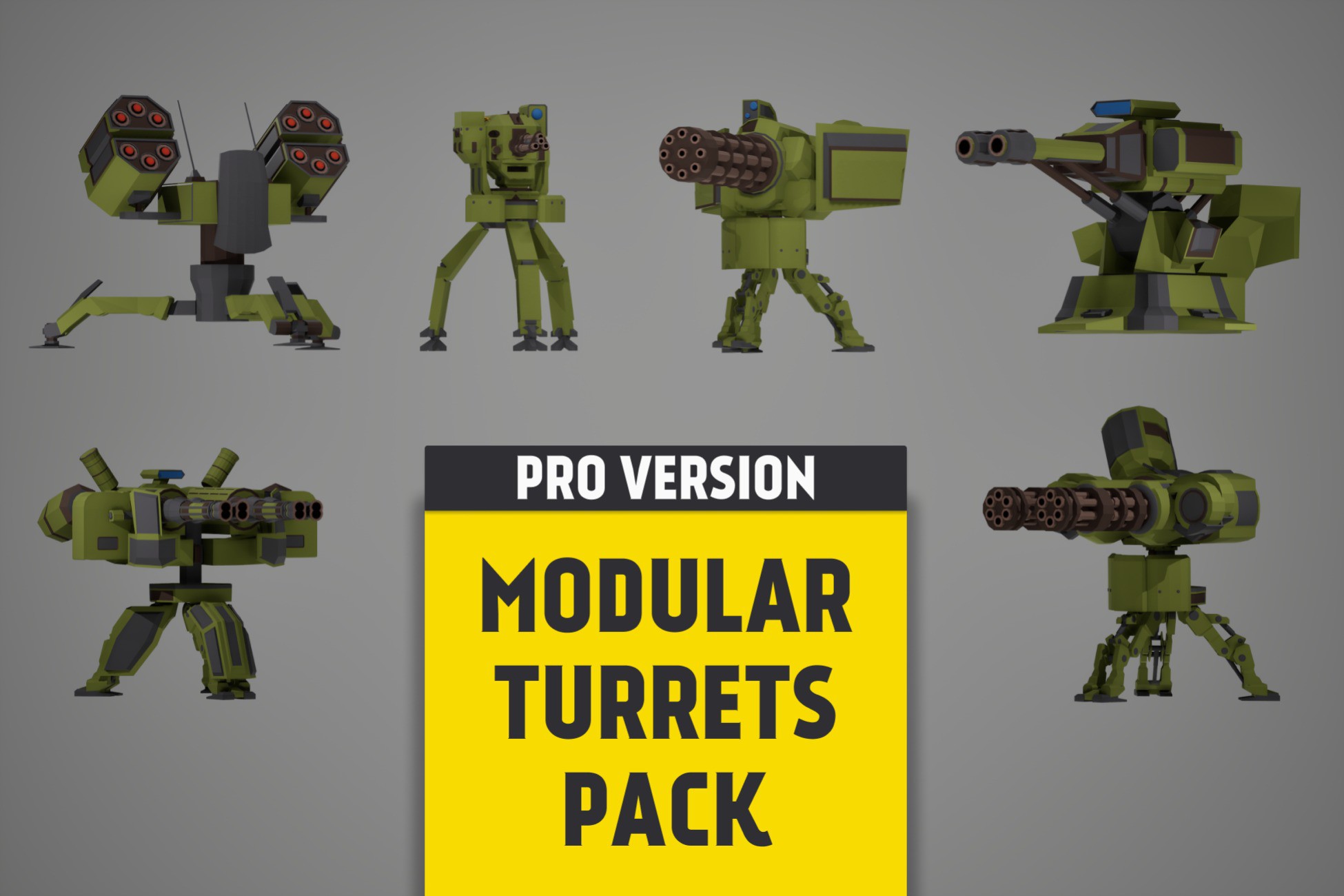 Modular Turrets Pro by Project Zima