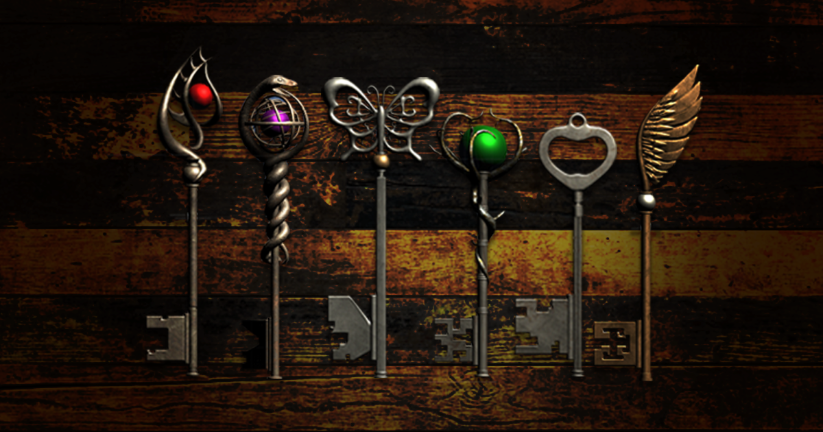 Fantasy keys | 3D Props | Unity Asset Store