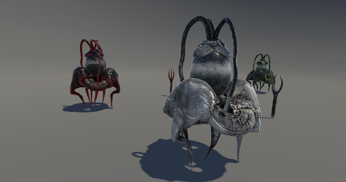 Monsterr3 | 3D Creatures | Unity Asset Store