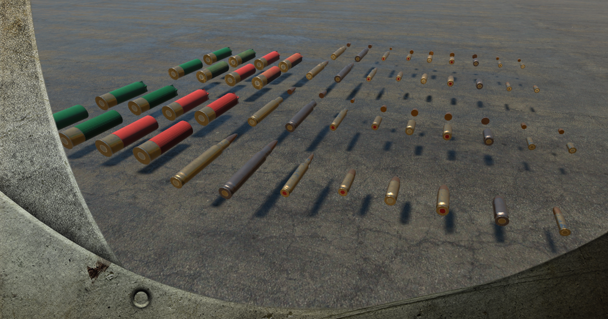 Ammunition Collection HQ | 3D Weapons | Unity Asset Store