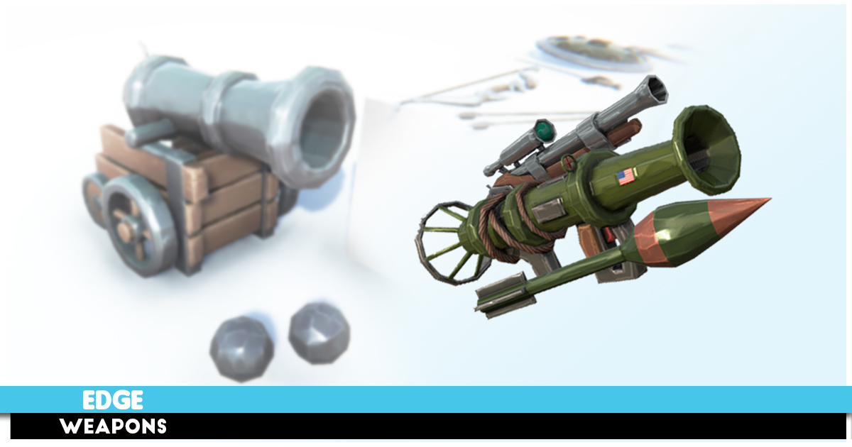 EDGE - Weapons | 3D 무기 | Unity Asset Store