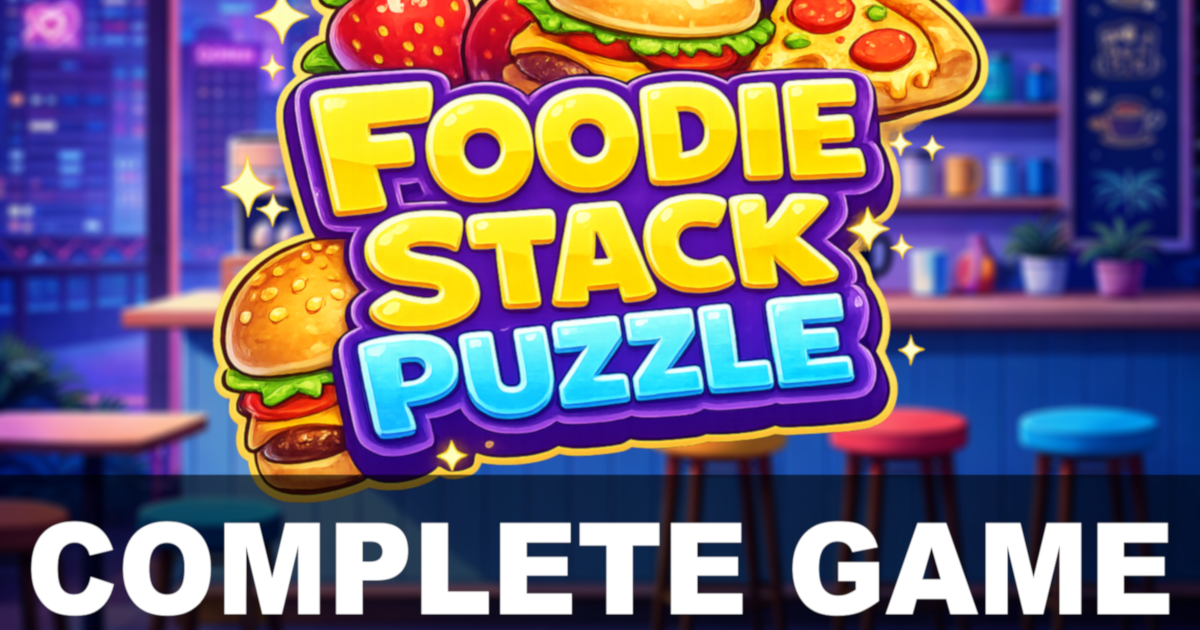 Foodie Stack Puzzle - Complete Mobile Game Template | Packs | Unity ...