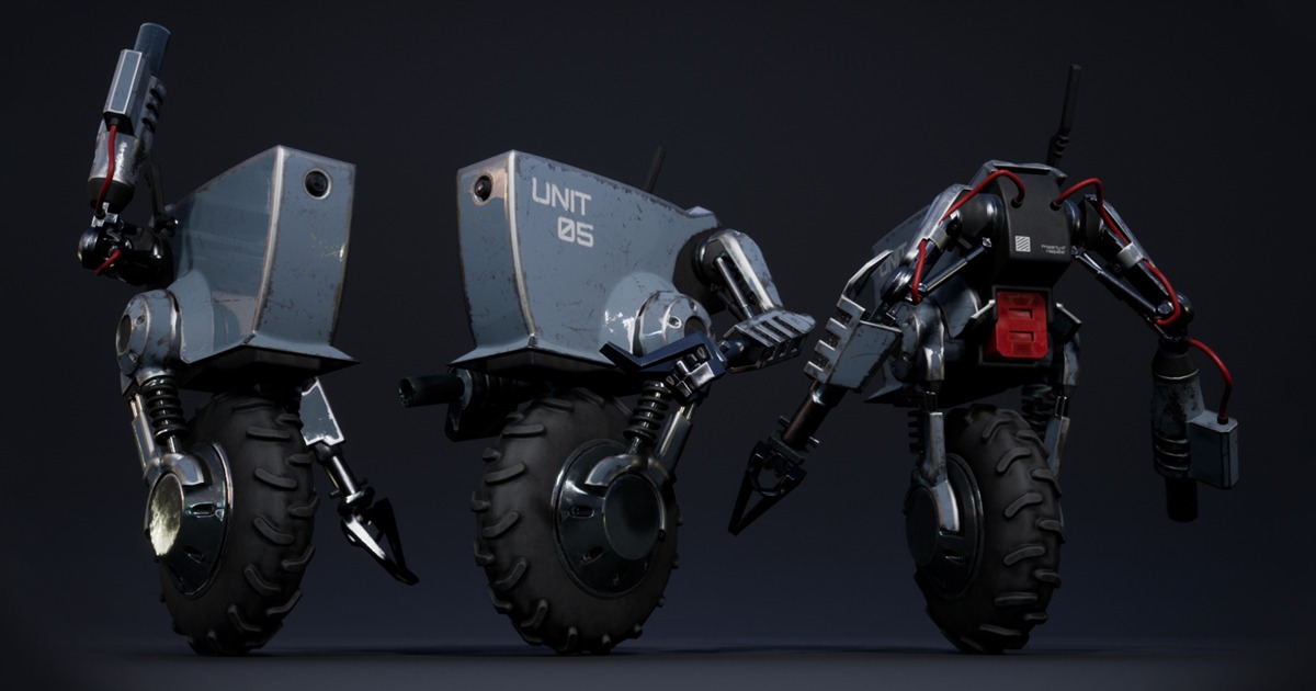 Droid Outlander | 3D Robots | Unity Asset Store