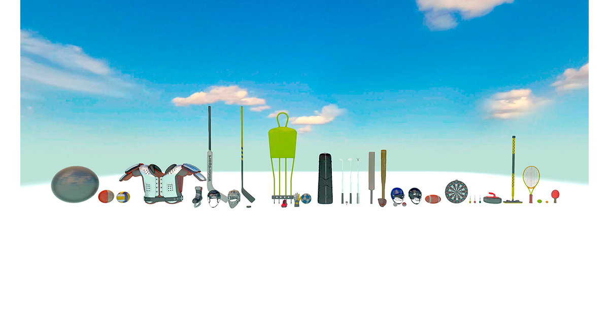 Sports equipment - balls and outfit | 3D Weapons | Unity Asset Store