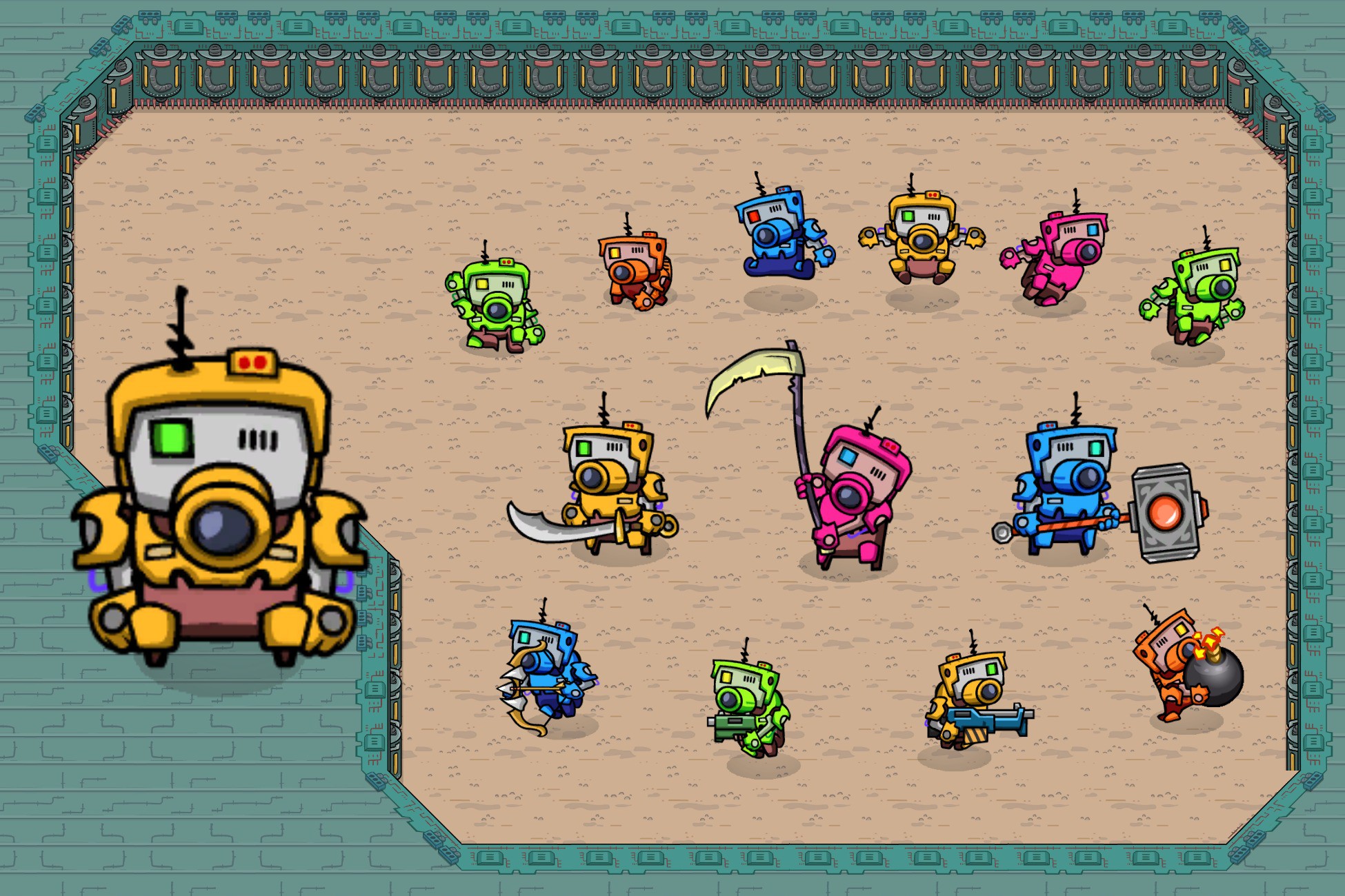 2d Character Robot 2d Characters Unity Asset Store