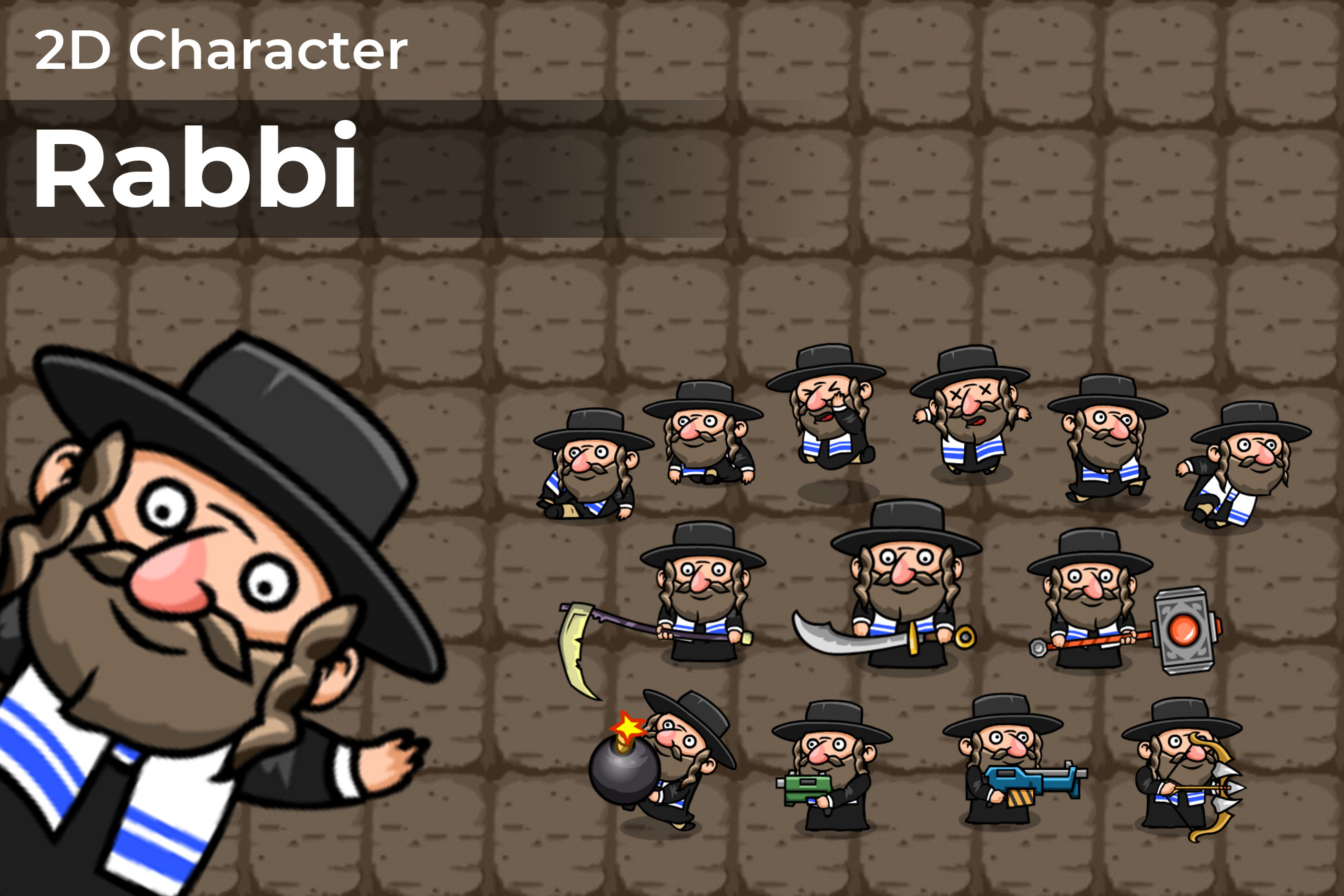 2D Character - Rabbi | 2D 角色 | Unity Asset Store