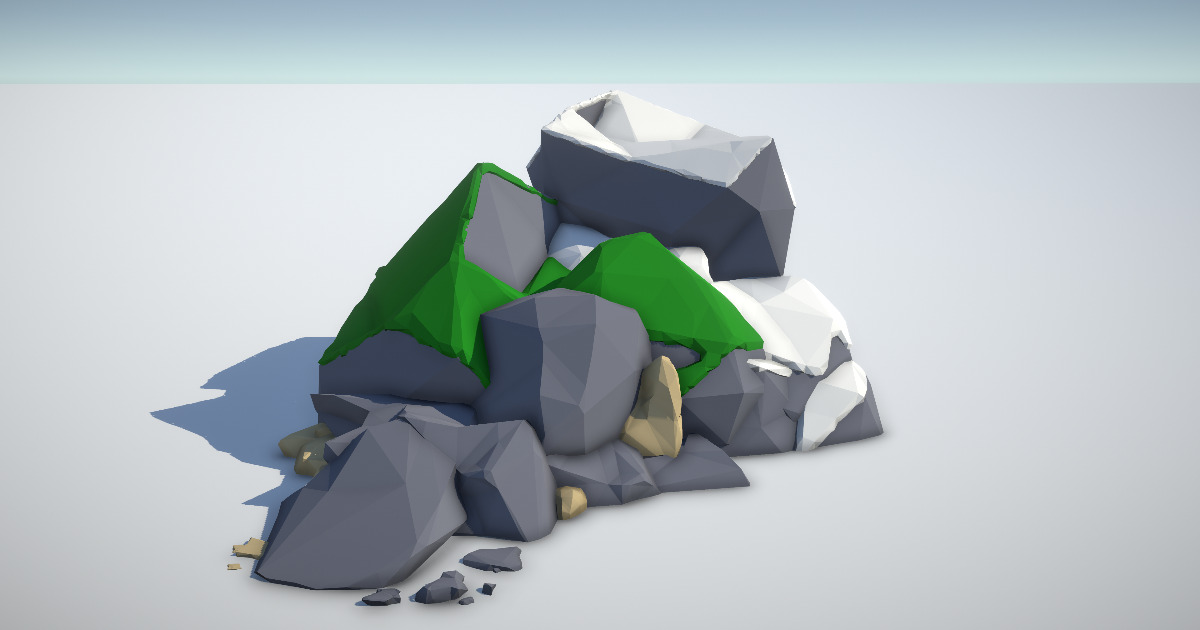 Low poly rocks | Multiple variants | 3D Landscapes | Unity Asset Store