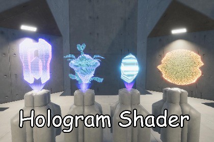 Hologram Shader (URP & HDRP) | Unity AssetStore Price down information