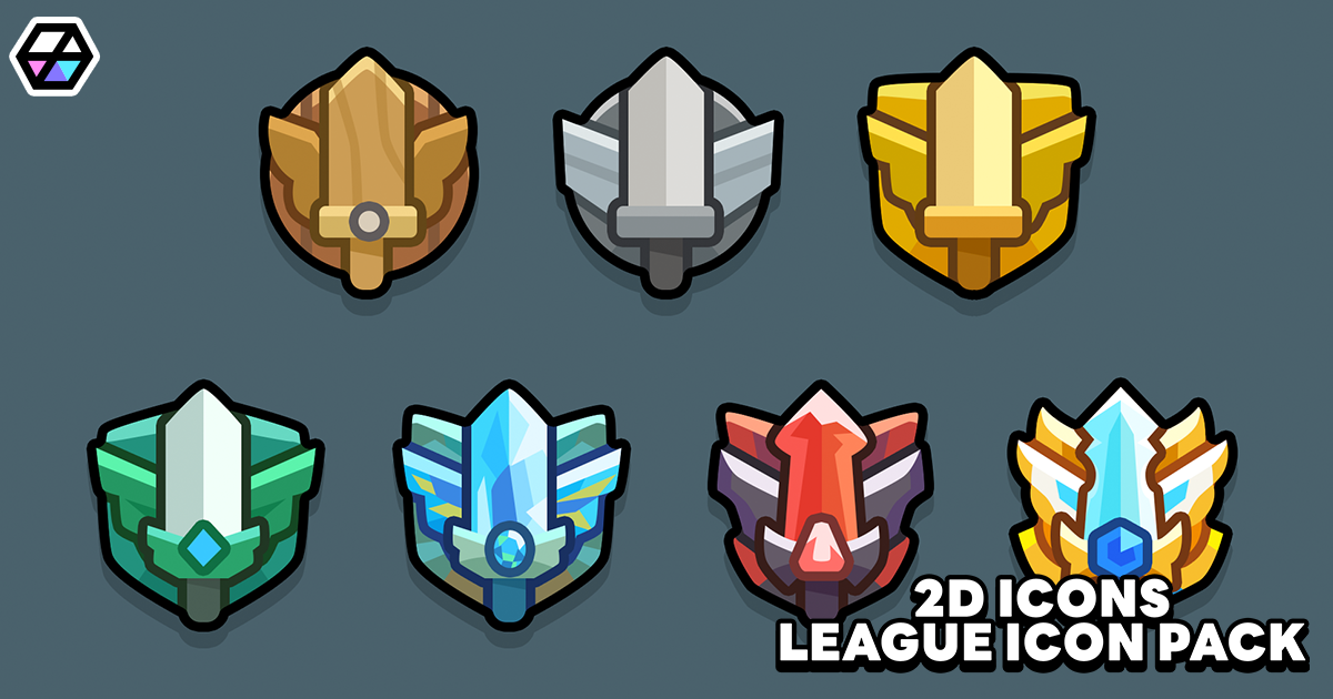 2D Icons - League Icon Pack | 2D Icons | Unity Asset Store
