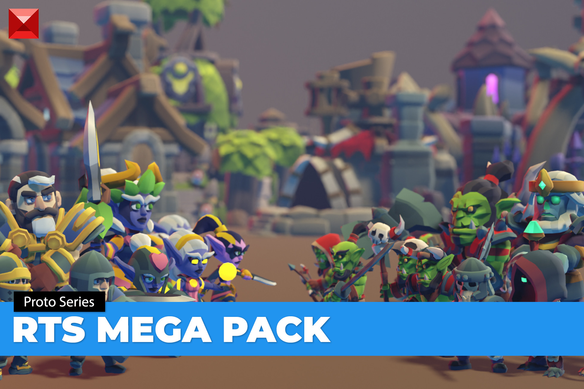 Human, Orcs, Undead & Elves - RTS Mega Pack | 3D Fantasy | Unity Asset ...