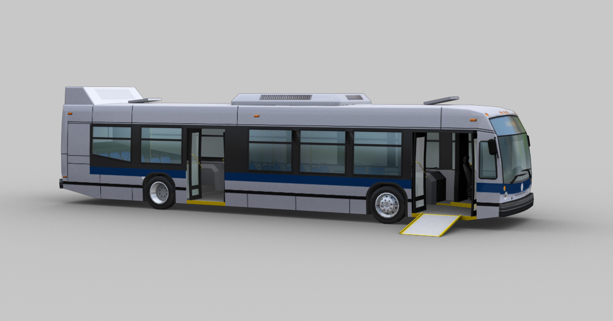 City Bus Nova | 3D Land | Unity Asset Store