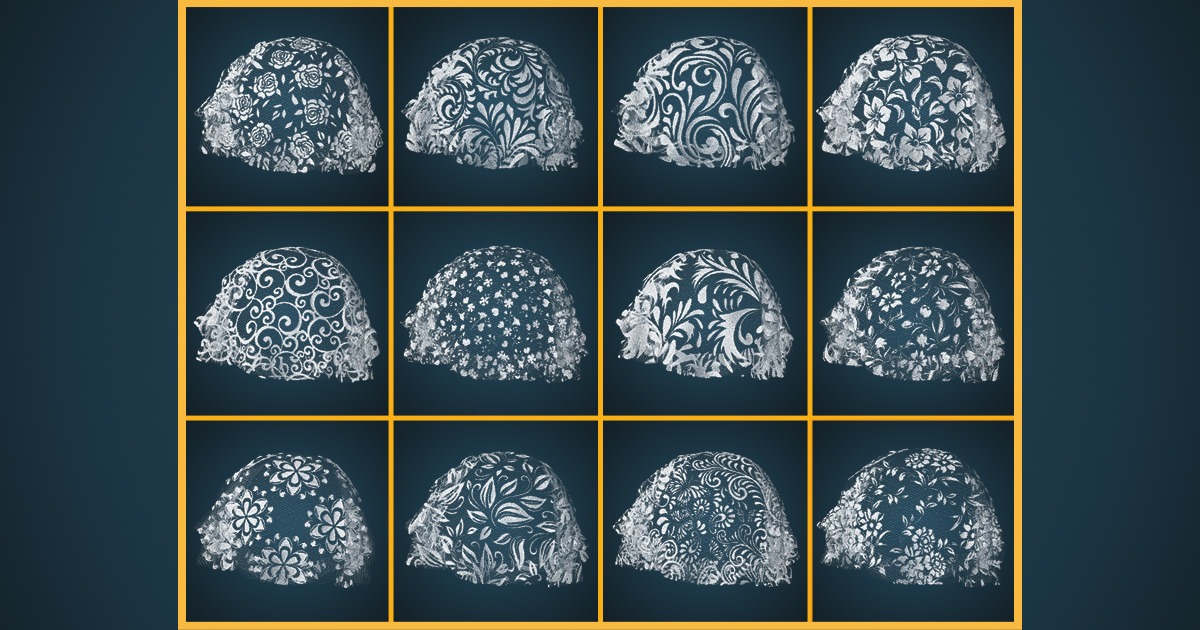 PBR Lace Bundle - URP Displacement | 2D Textures & Materials | Unity ...