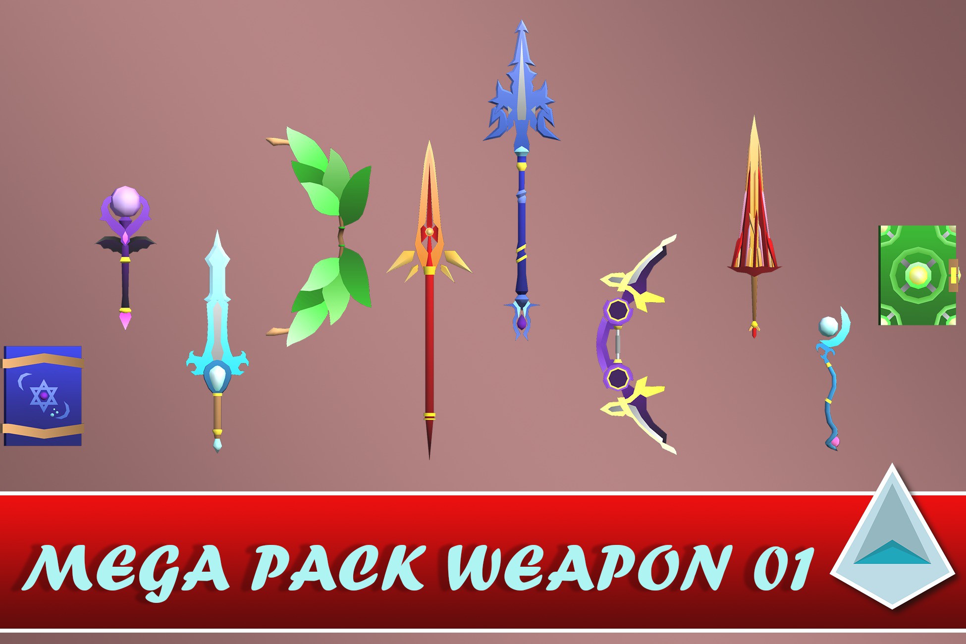 Mega Pack Weapon 01 | 3D Weapons | Unity Asset Store