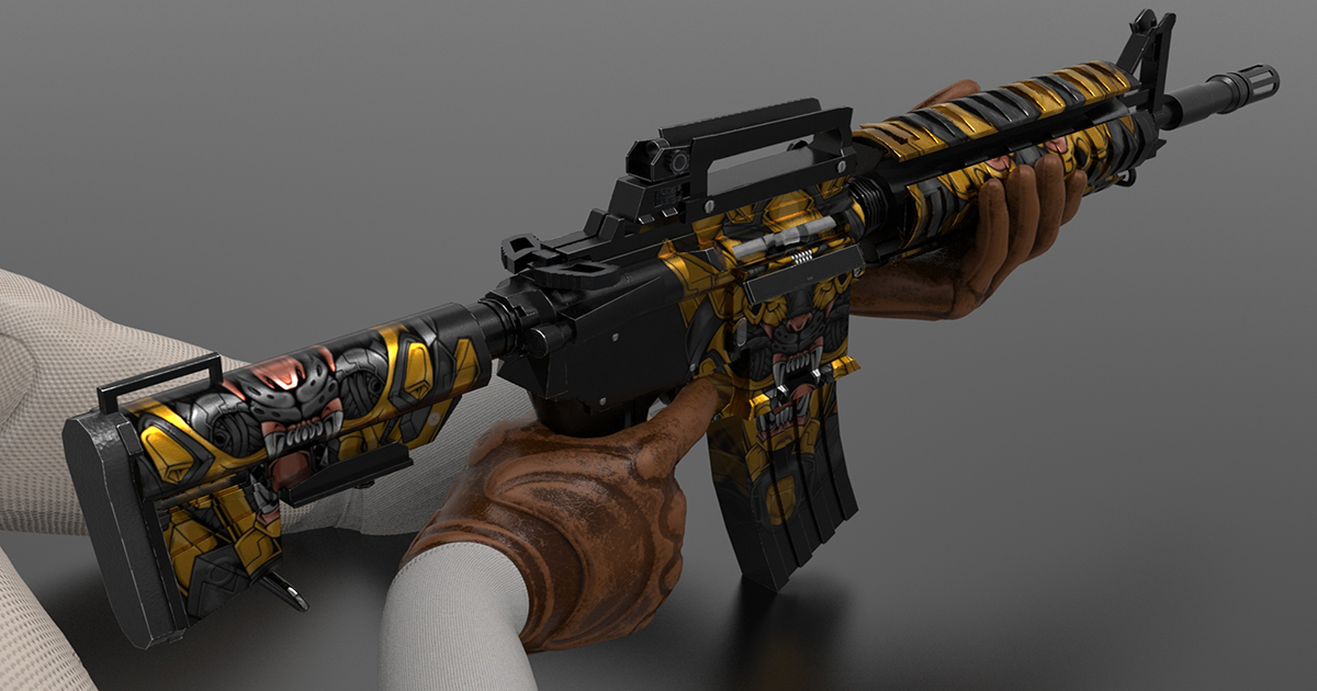 m4 Gun (Fps - Tps) | 3D 총기 | Unity Asset Store