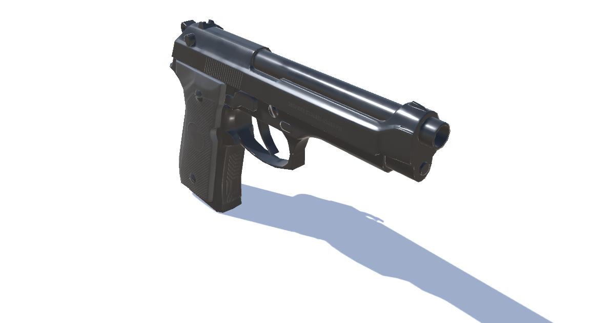M9 Pistol | 3D Guns | Unity Asset Store