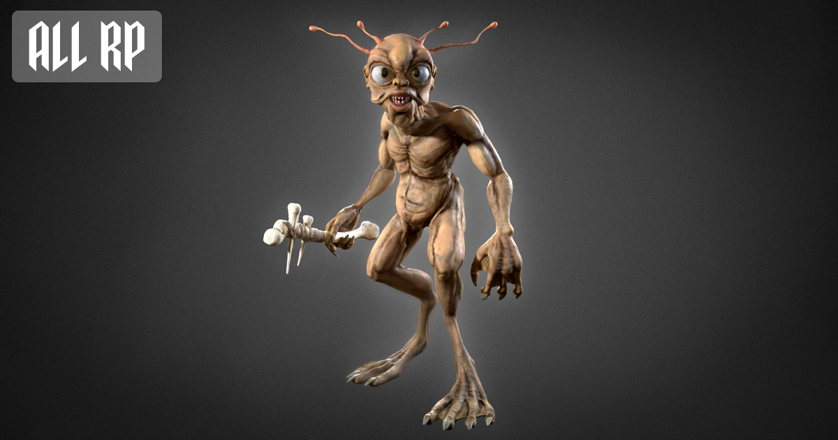 Water monster 1 | 3D Creatures | Unity Asset Store