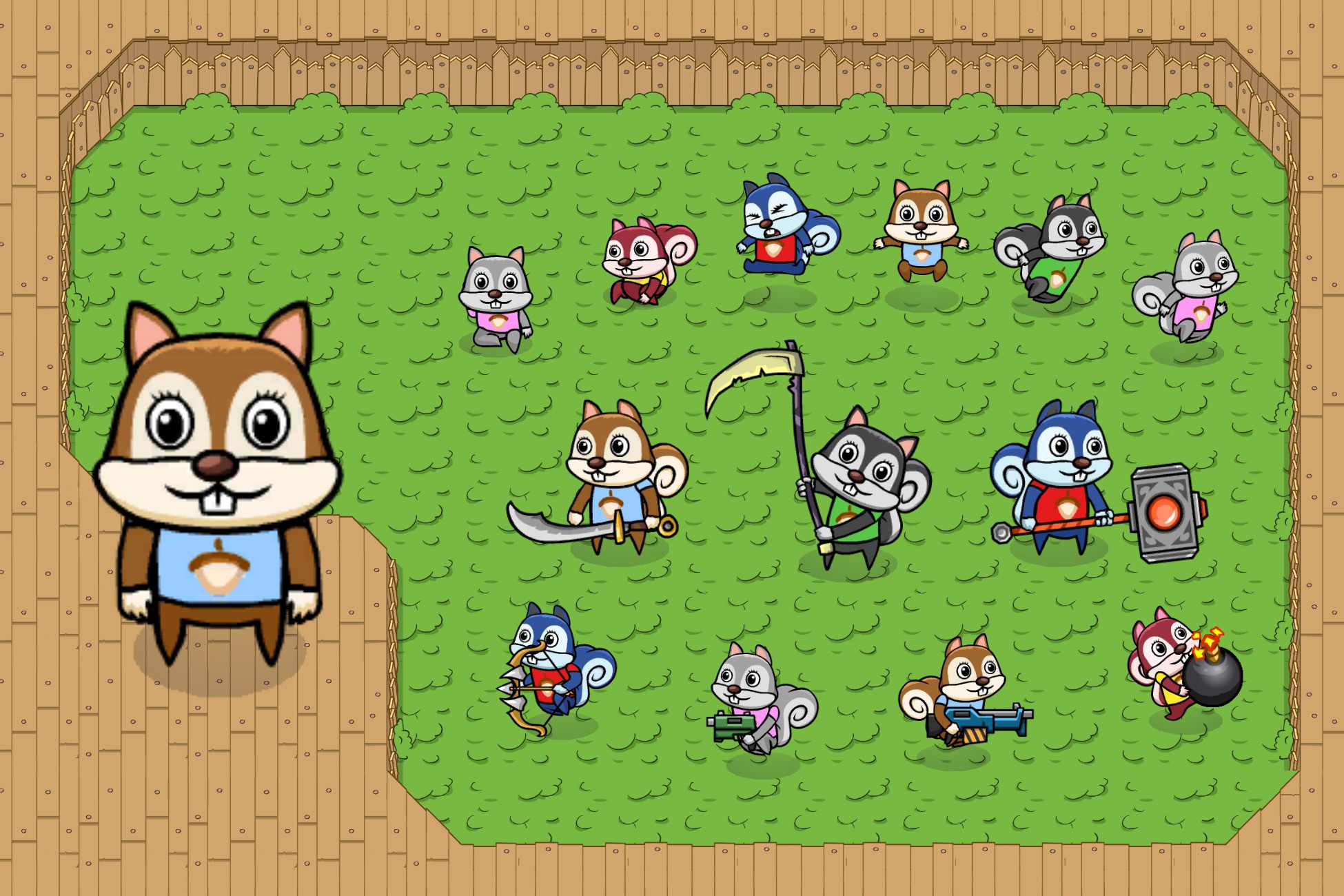 2D Character - Squirrel | 2D Characters | Unity Asset Store