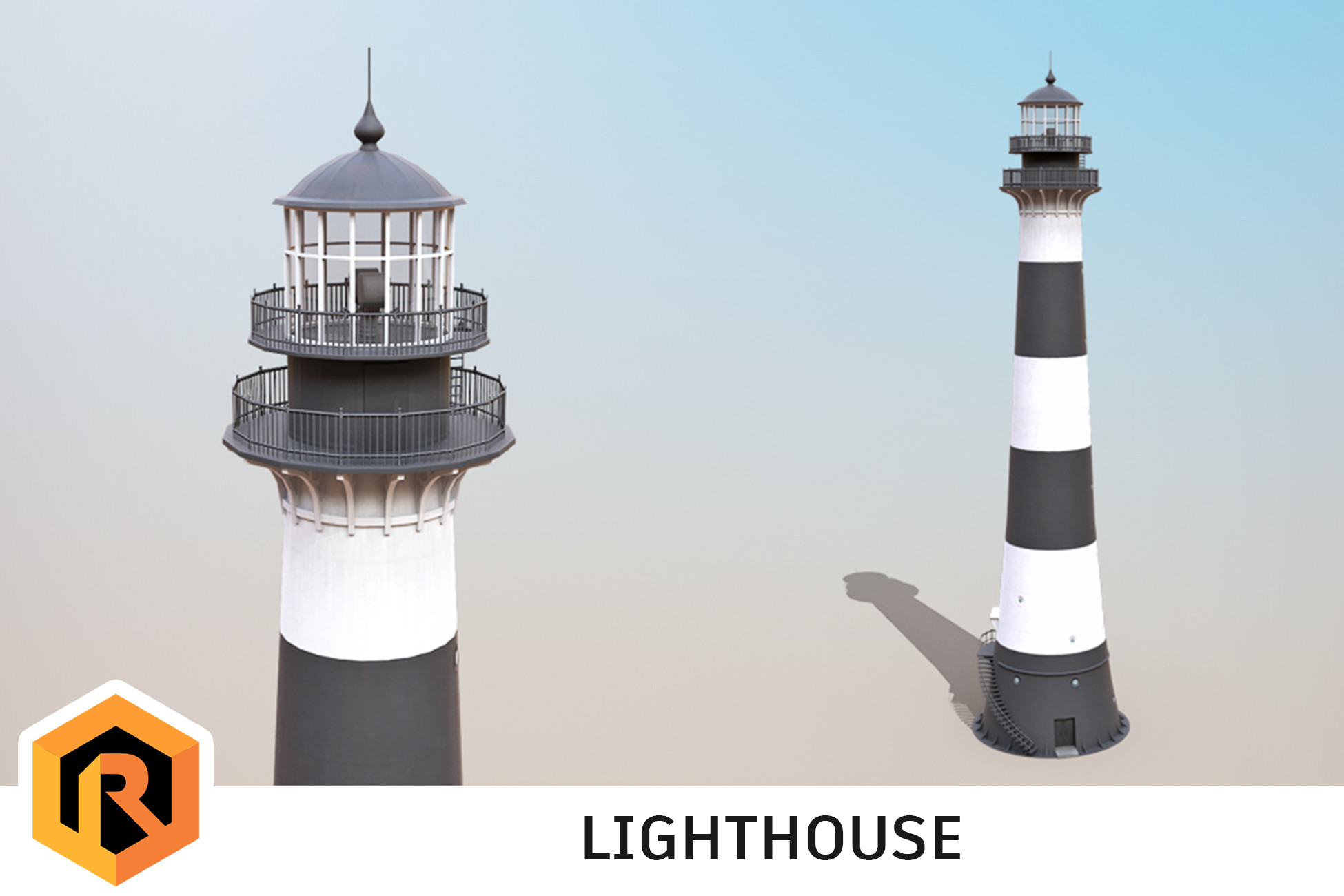 Big Lighthouse | 3D Props | Unity Asset Store