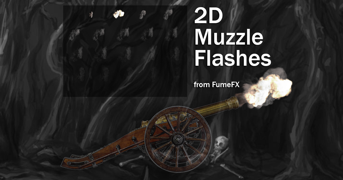 2D Muzzle Flashes | Fire & Explosions | Unity Asset Store