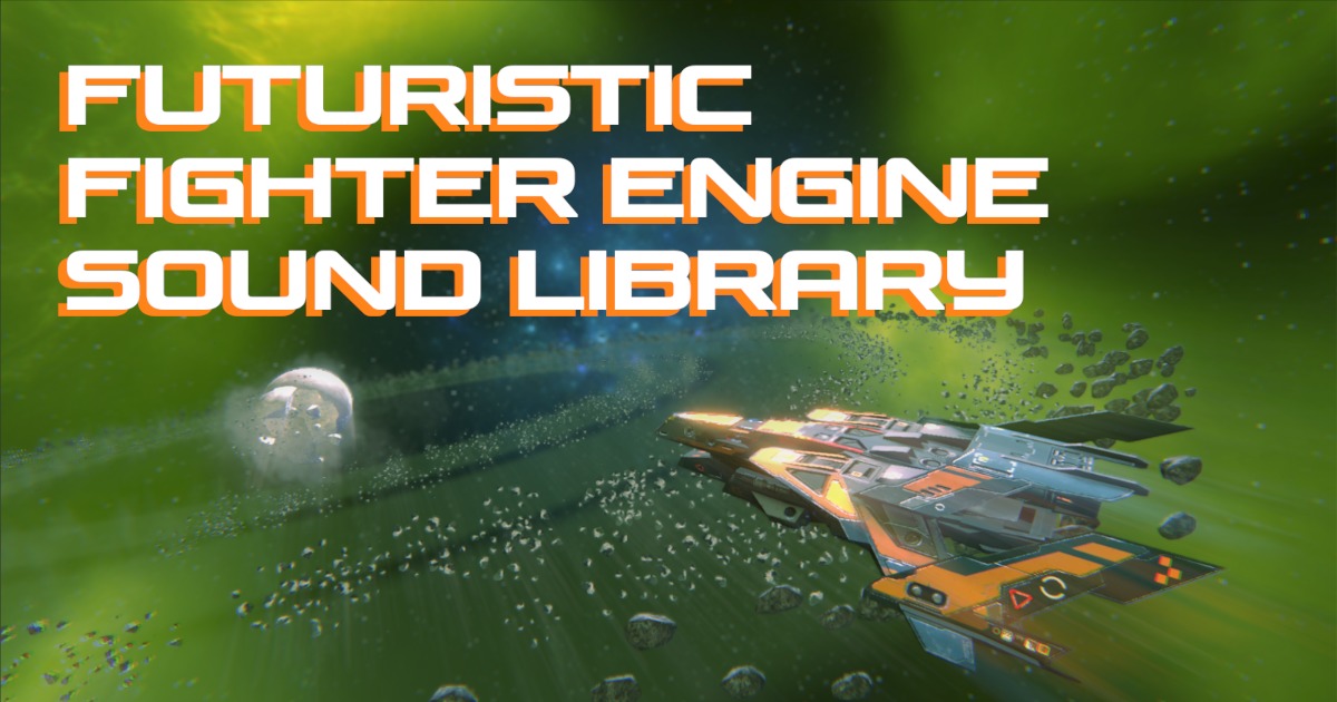 Futuristic Fighter Engine Sound Library | Transportation Sound FX ...