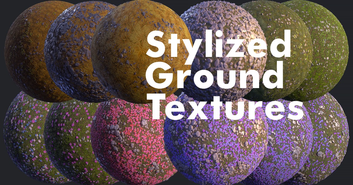 Stylized Ground Materials | 2D Nature | Unity Asset Store