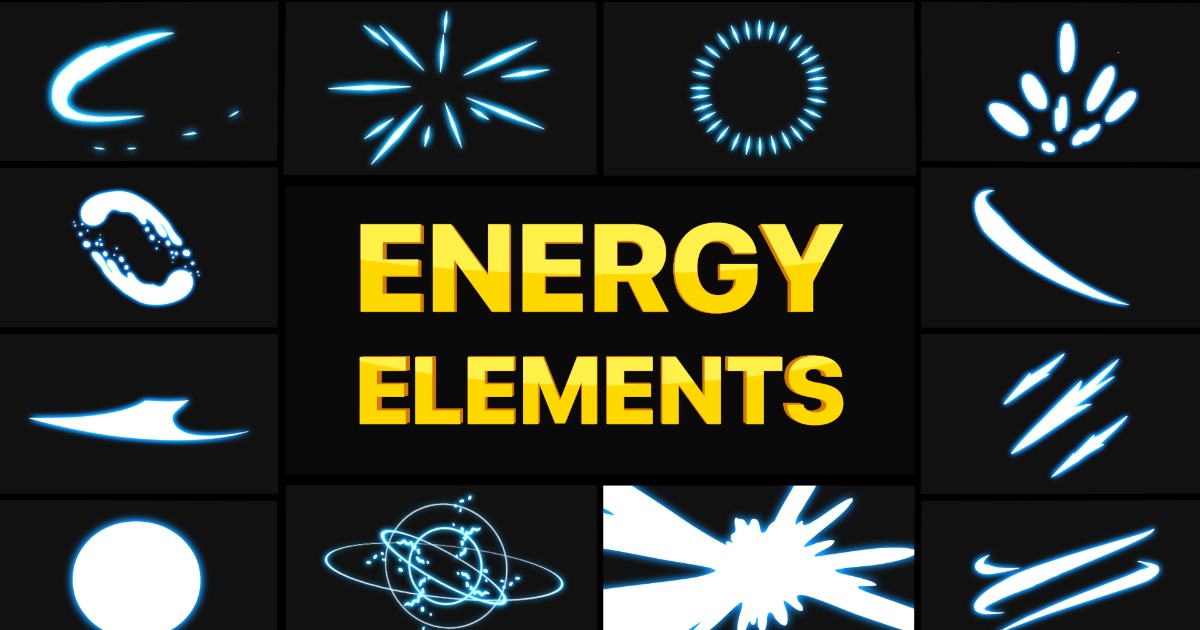 Energy Elements (21.02) | 2D Textures & Materials | Unity Asset Store