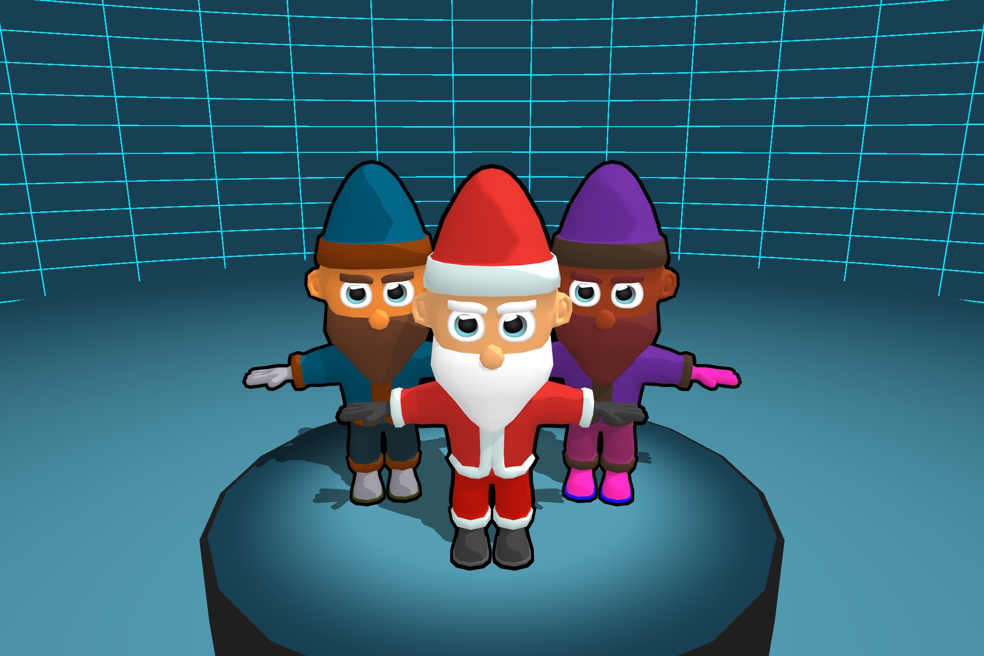Toon character - Santa | 3D Humanoids | Unity Asset Store